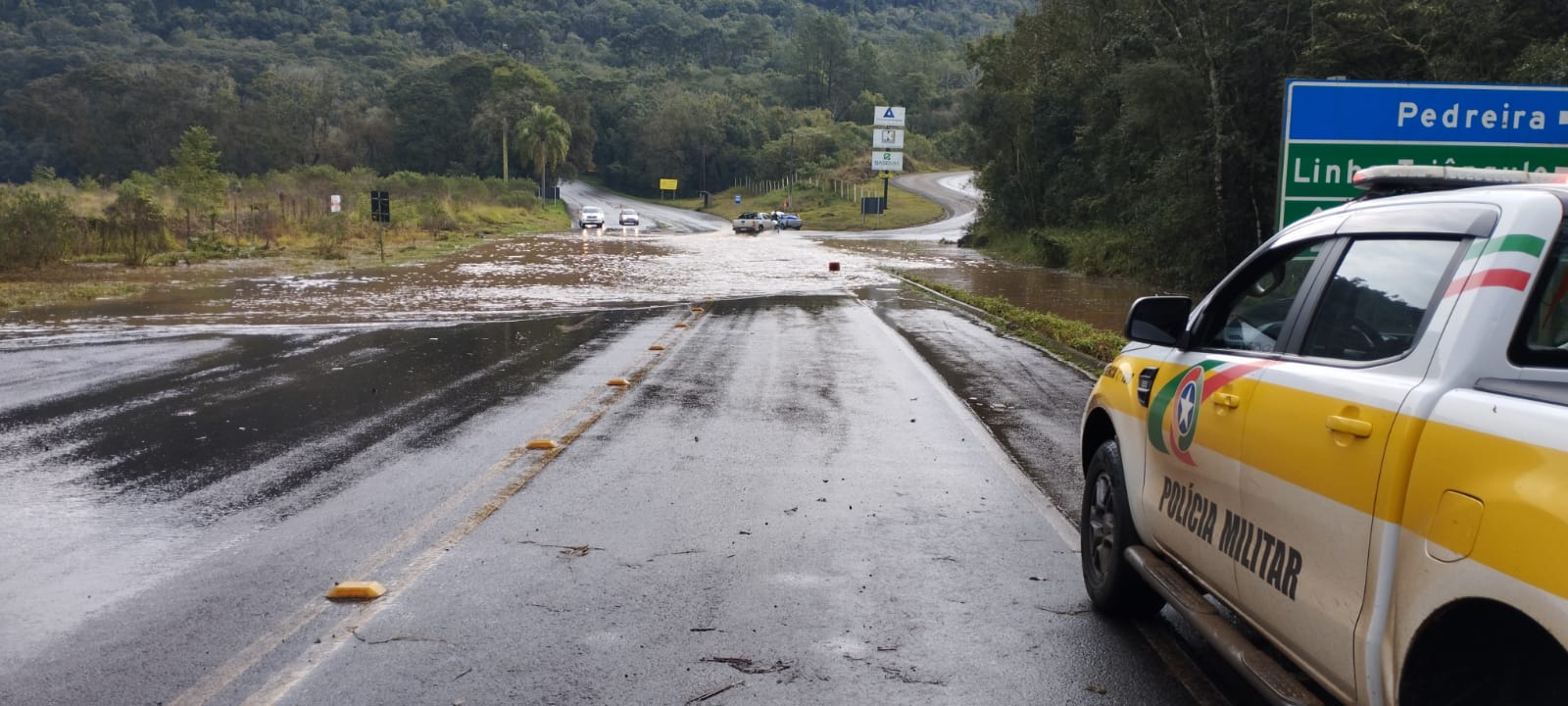 Trecho da SC-453 entre Luzerna e Ibicaré é liberado pela PMRv – Rádio Líder
